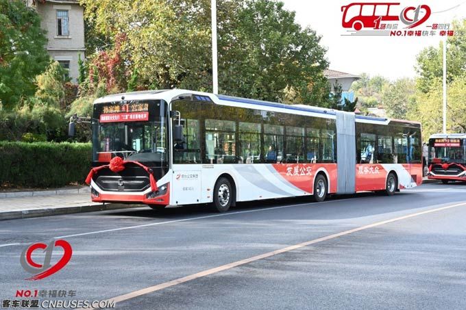 刚发布即首秀，中通18米BRT公交N18烟台正式上线 - 客车动态 - 客车联盟